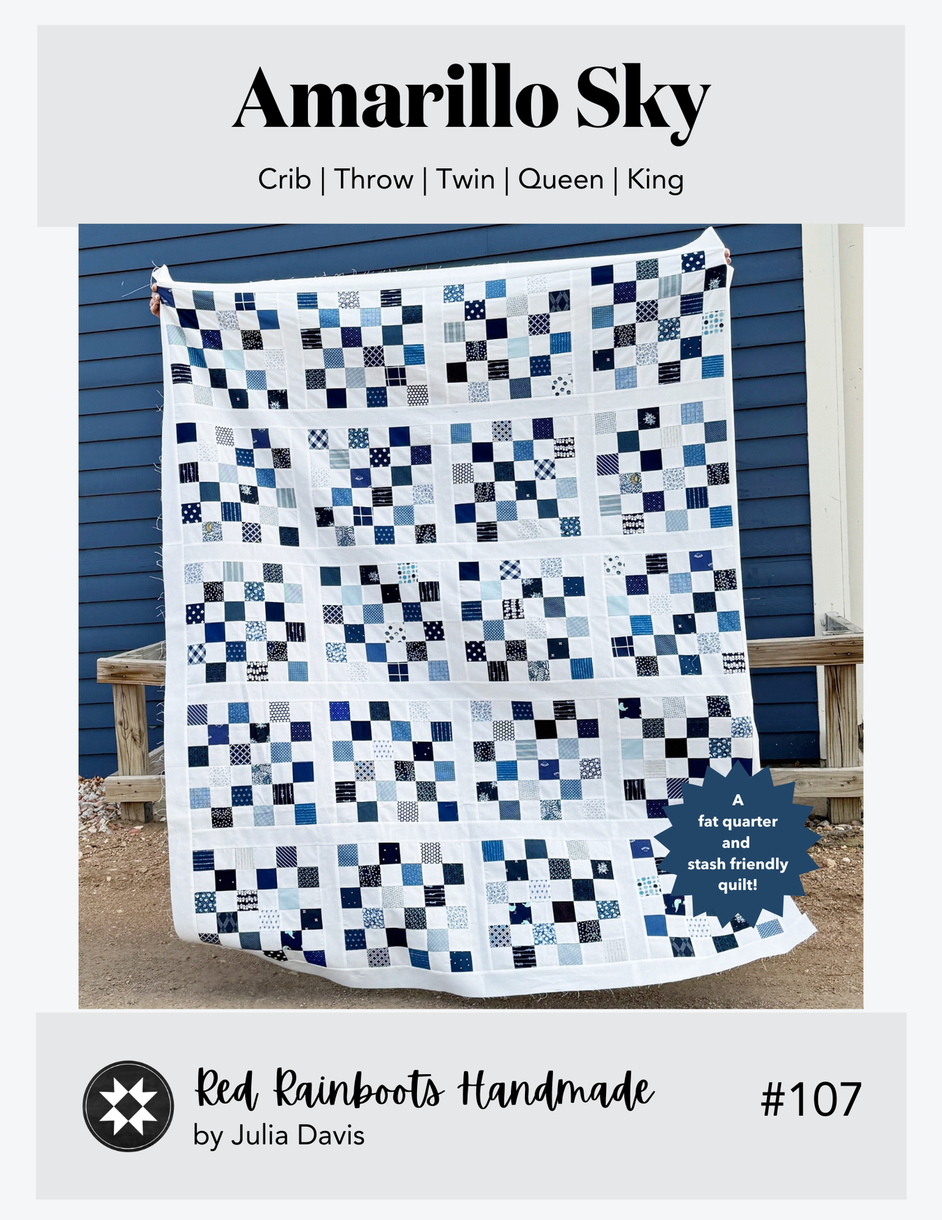 Amarillo Sky PDF Quilt Pattern - Automatic Download – Red Rainboots ...