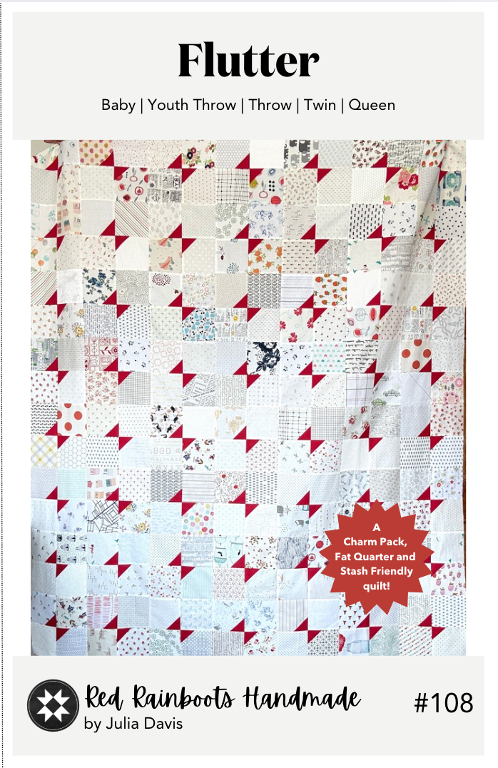 Flutter Quilt Pattern - PDF Automatic Download – Red Rainboots Handmade